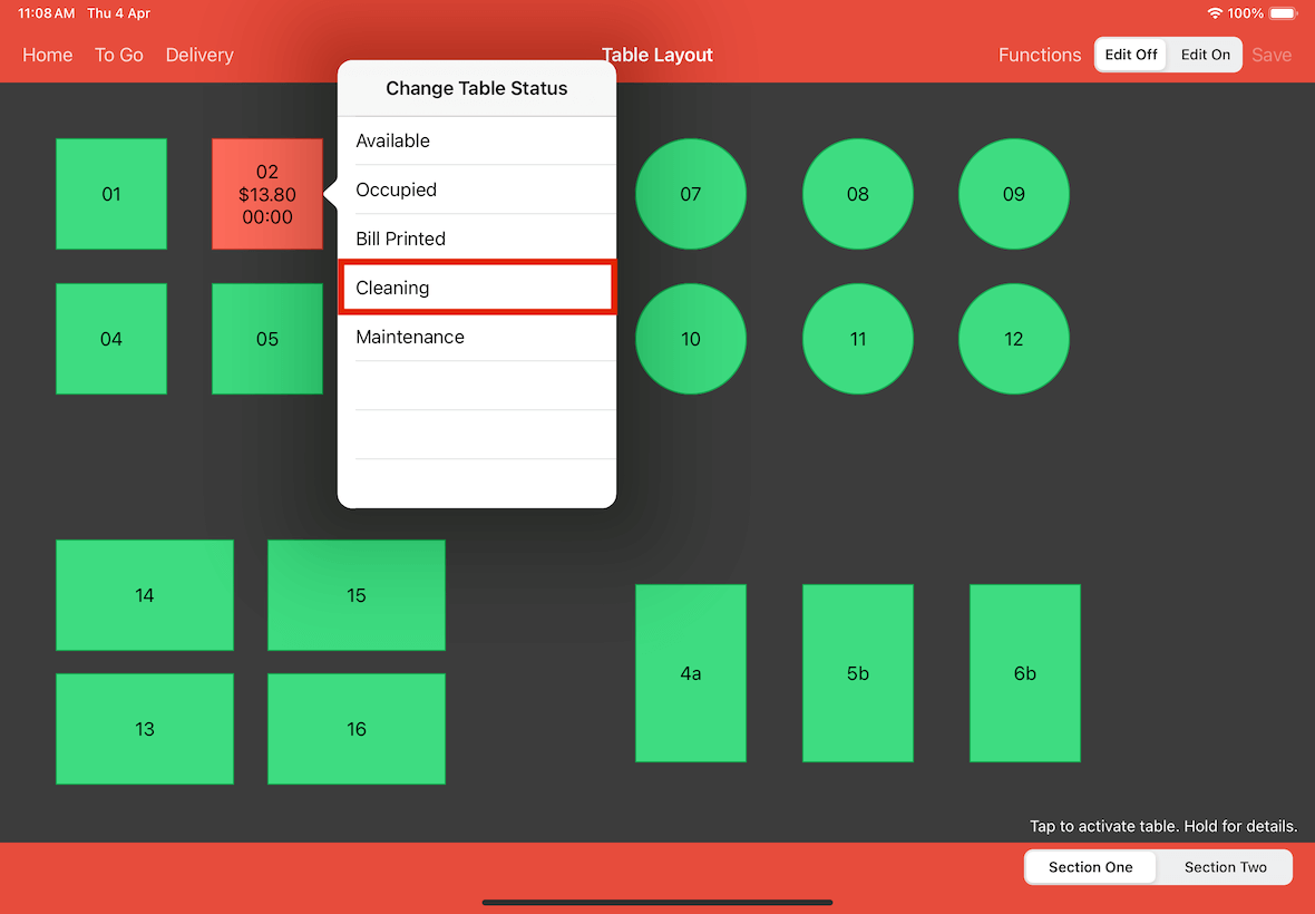 Table Management | MobiPOS